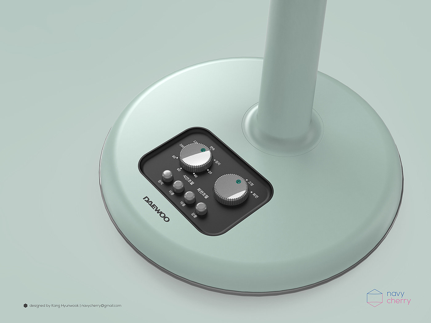 Daewoo Retro Fan Design - 普象网