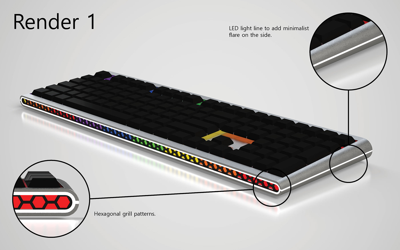 Aluminum Extrusion Keyboard - 普象网