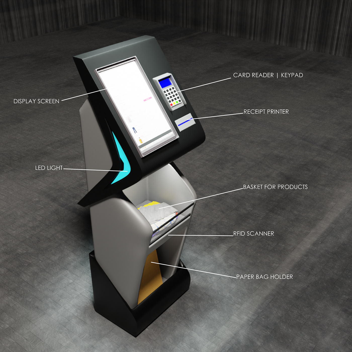 Self Checkout Unit - 普象网