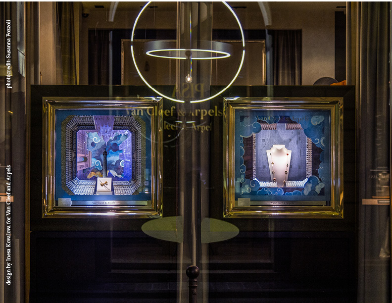 Window displays design for Van Cleef and Arpels - 普象网