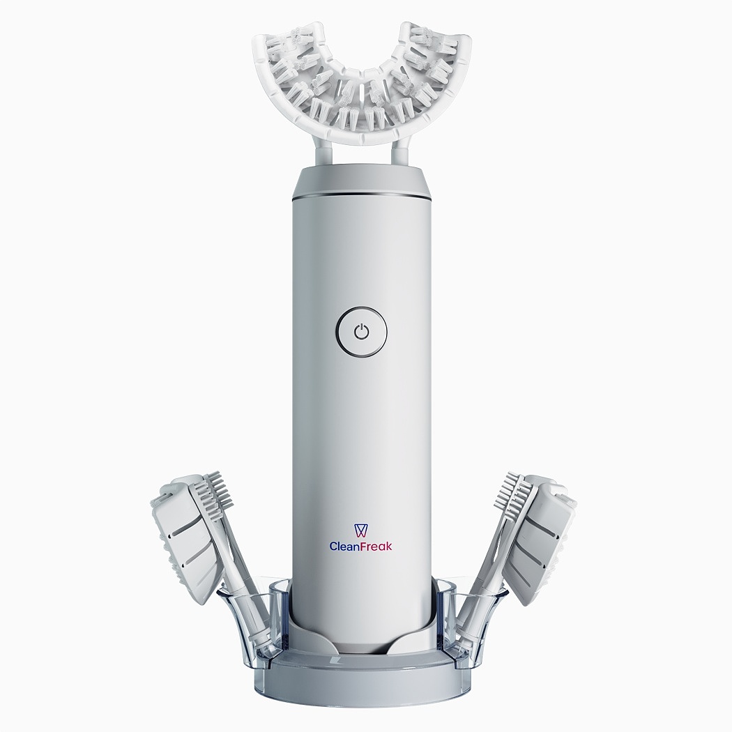 CleanFreak是一款更符合人体工程学，更有机的电动牙刷，使每颗牙齿都能得到所需的特殊护理！ - 普象网