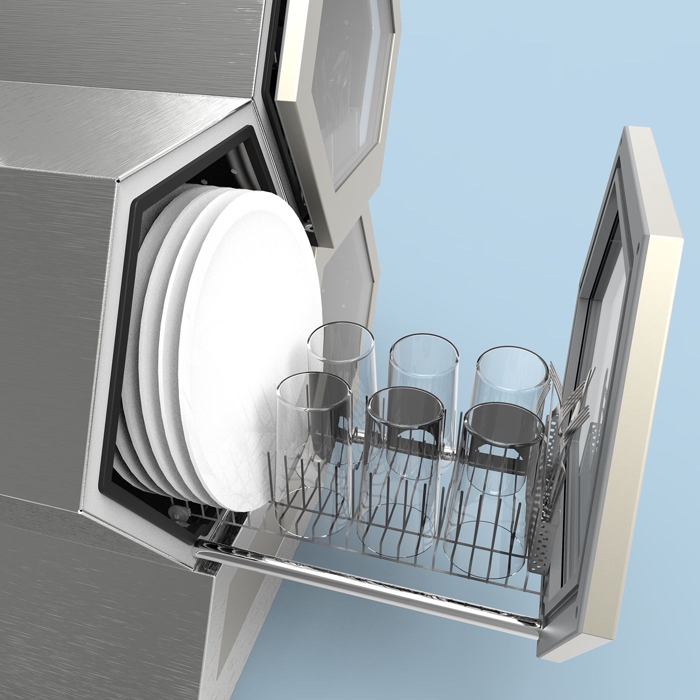 Clarity Connex - Dishwasher Storage Unit - 普象网