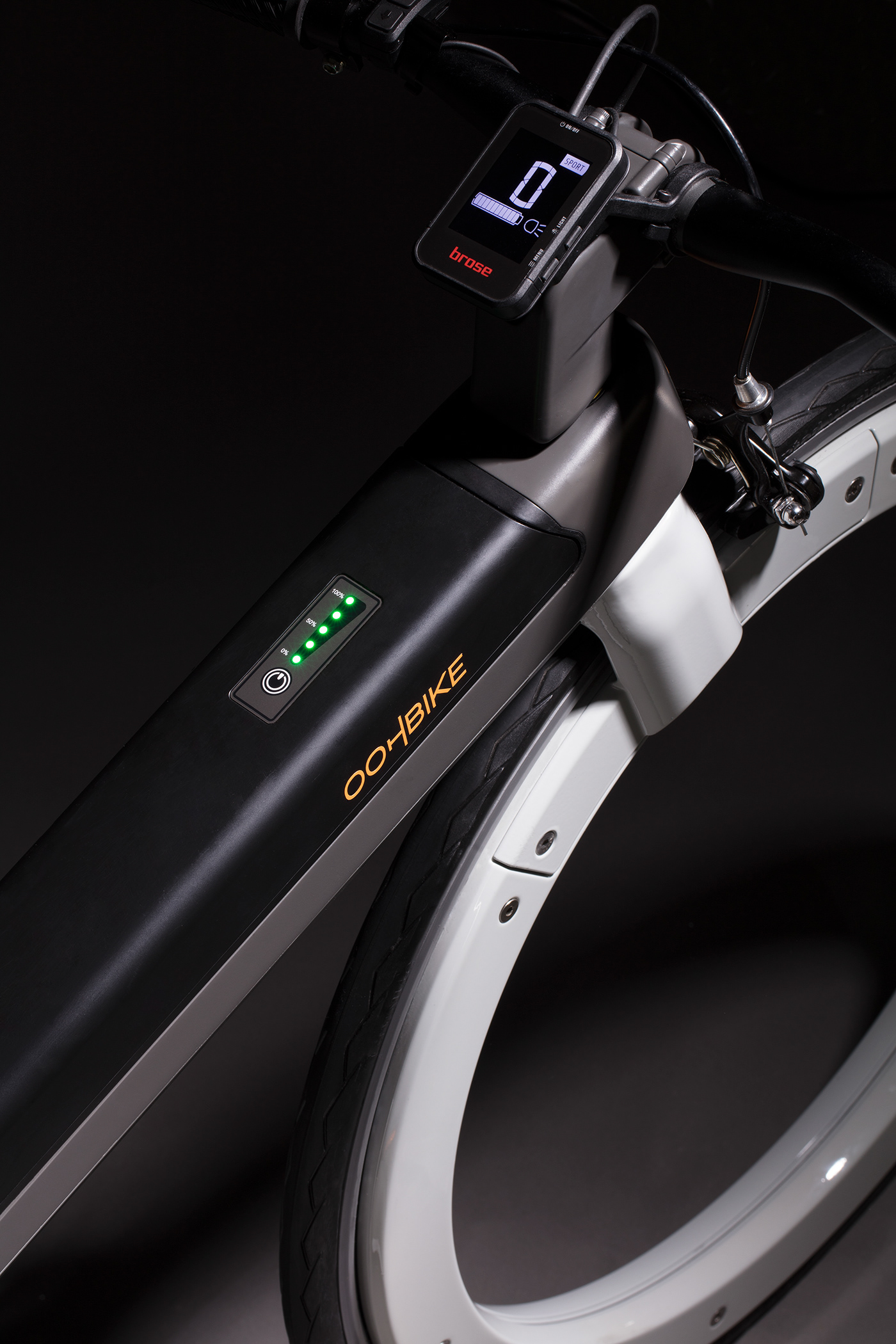 OOH BIKE 概念自行车，拥有无轮毂车轮