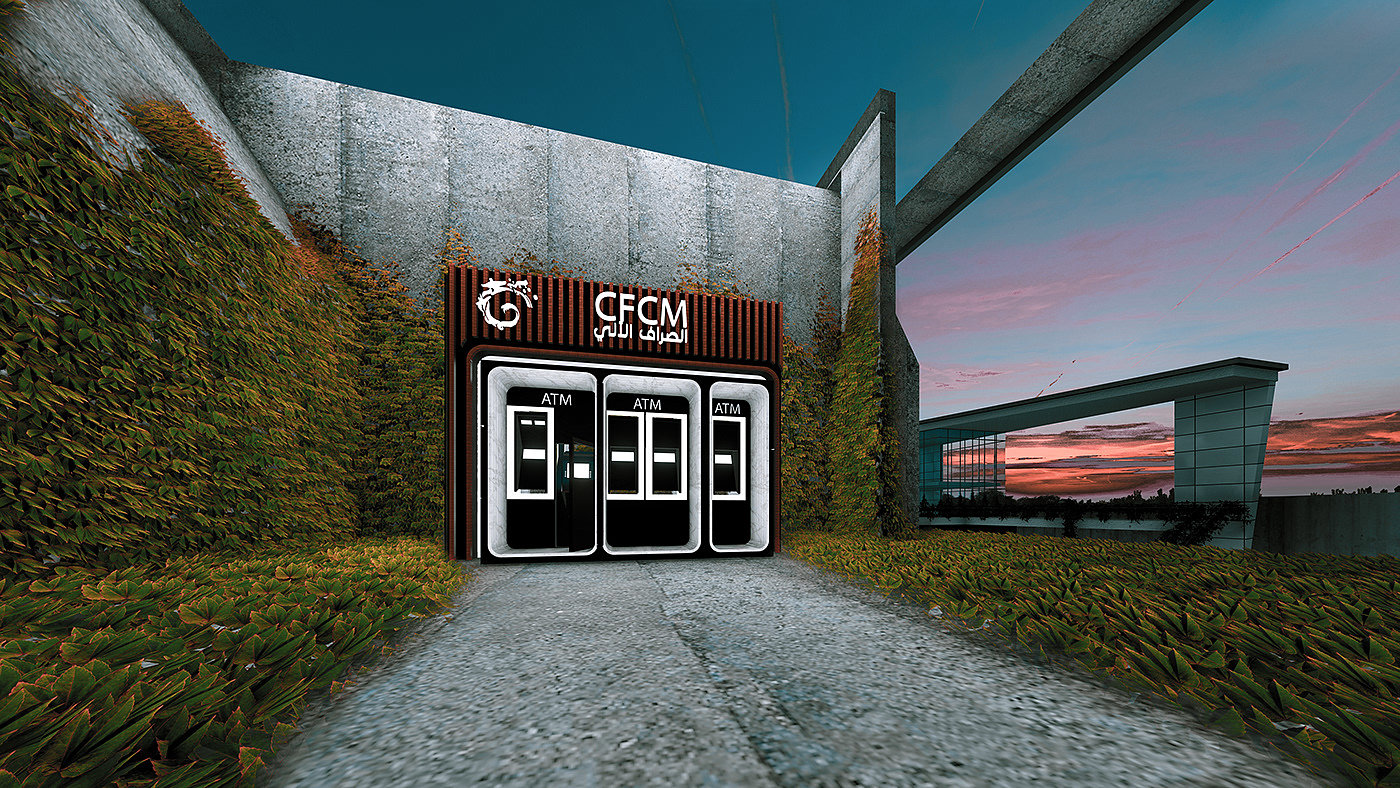 Cairo Festival City Mall CFCM | ATM Zone Re-design - 普象网