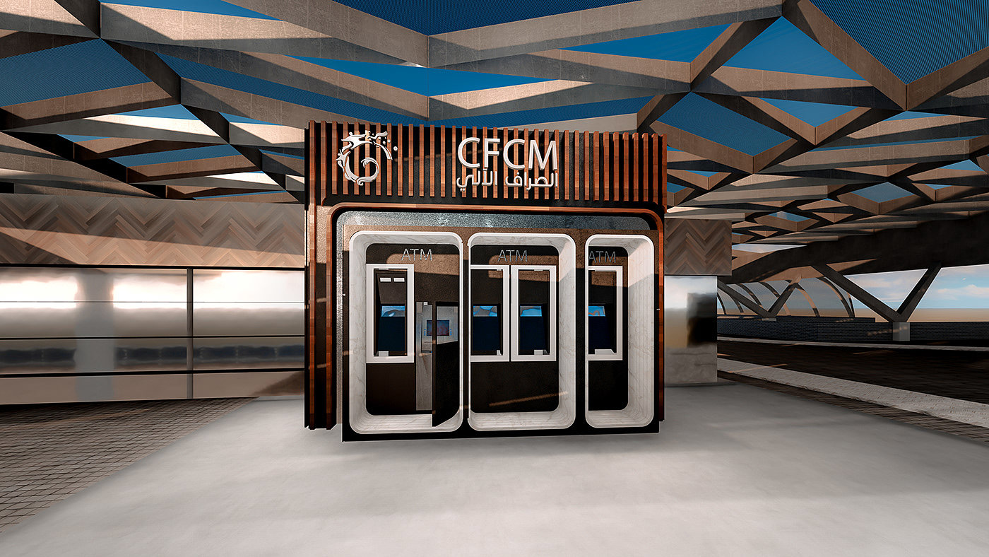 Cairo Festival City Mall CFCM | ATM Zone Re-design - 普象网