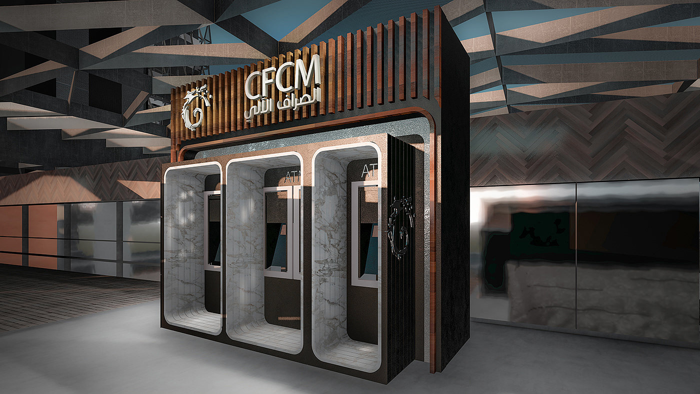 Cairo Festival City Mall CFCM | ATM Zone Re-design - 普象网