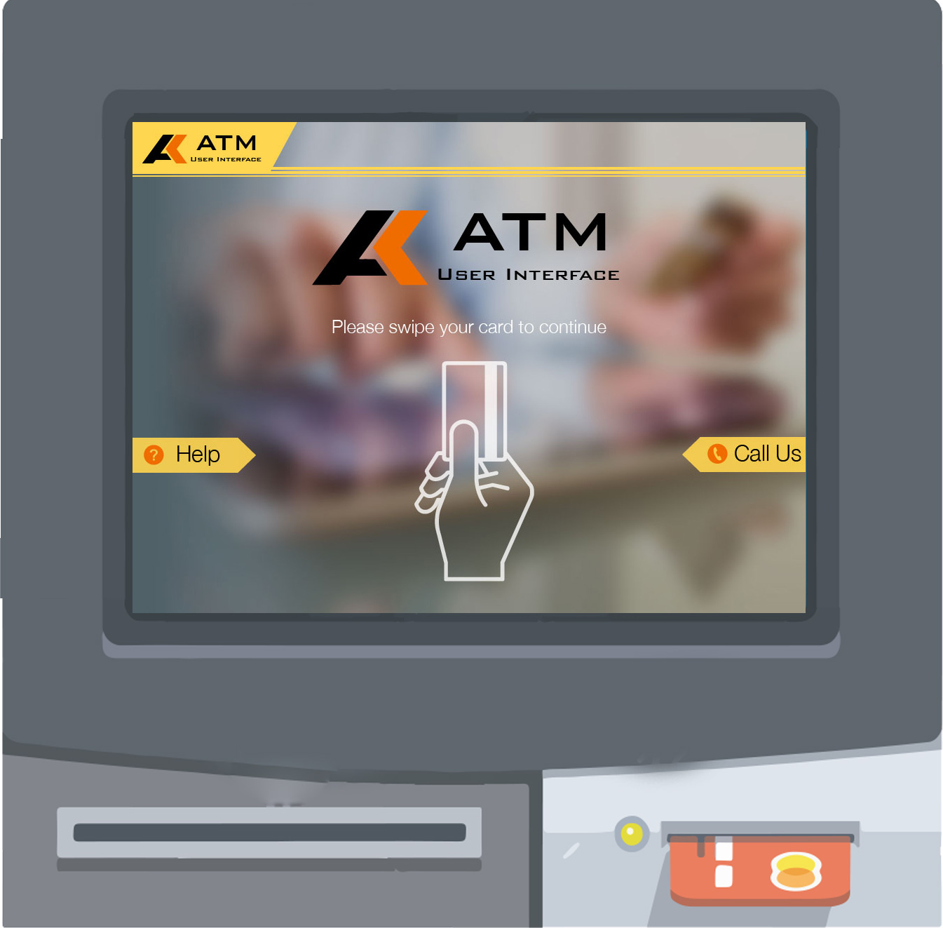AK ATM User Interface - 普象网