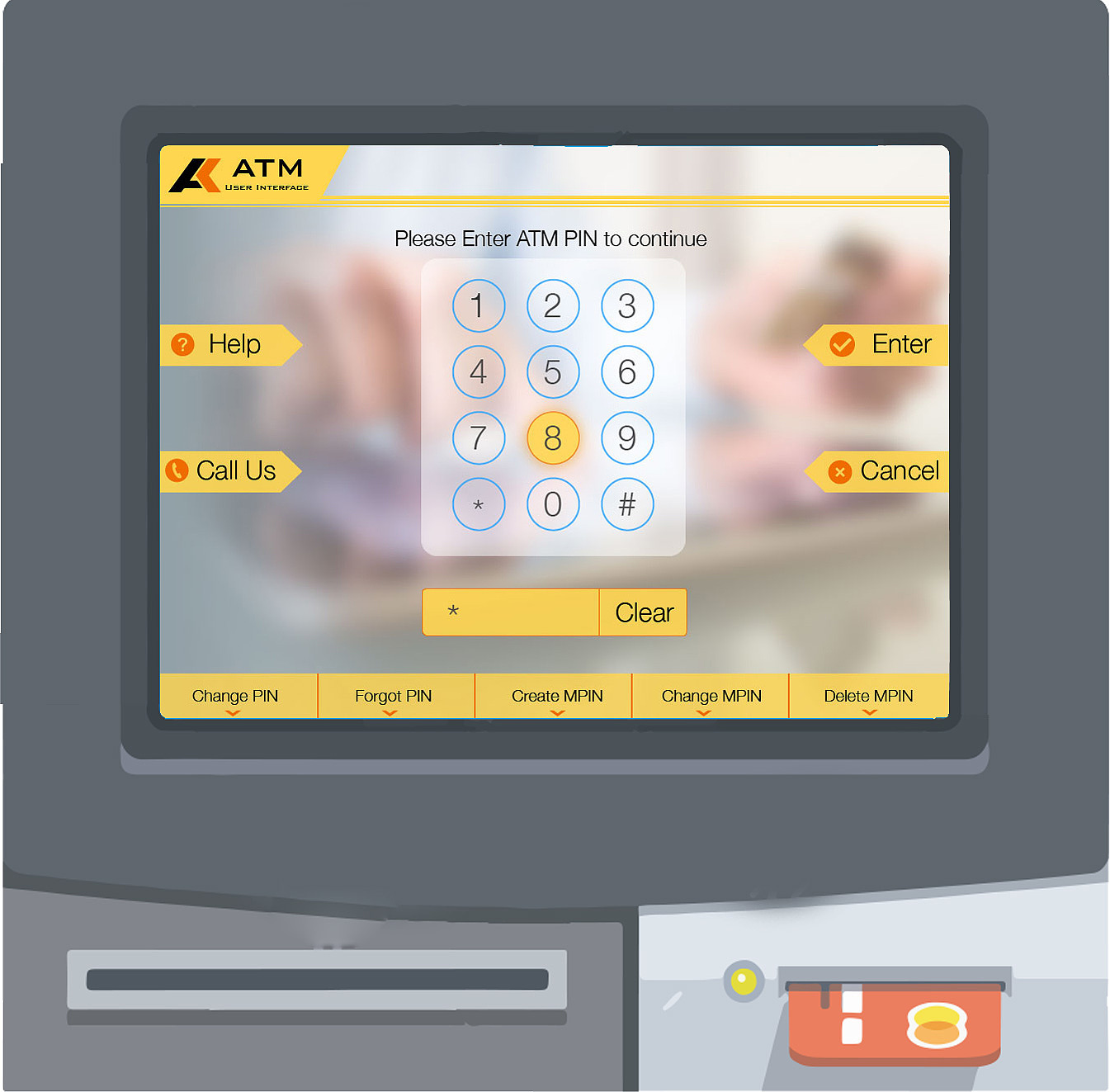 AK ATM User Interface - 普象网