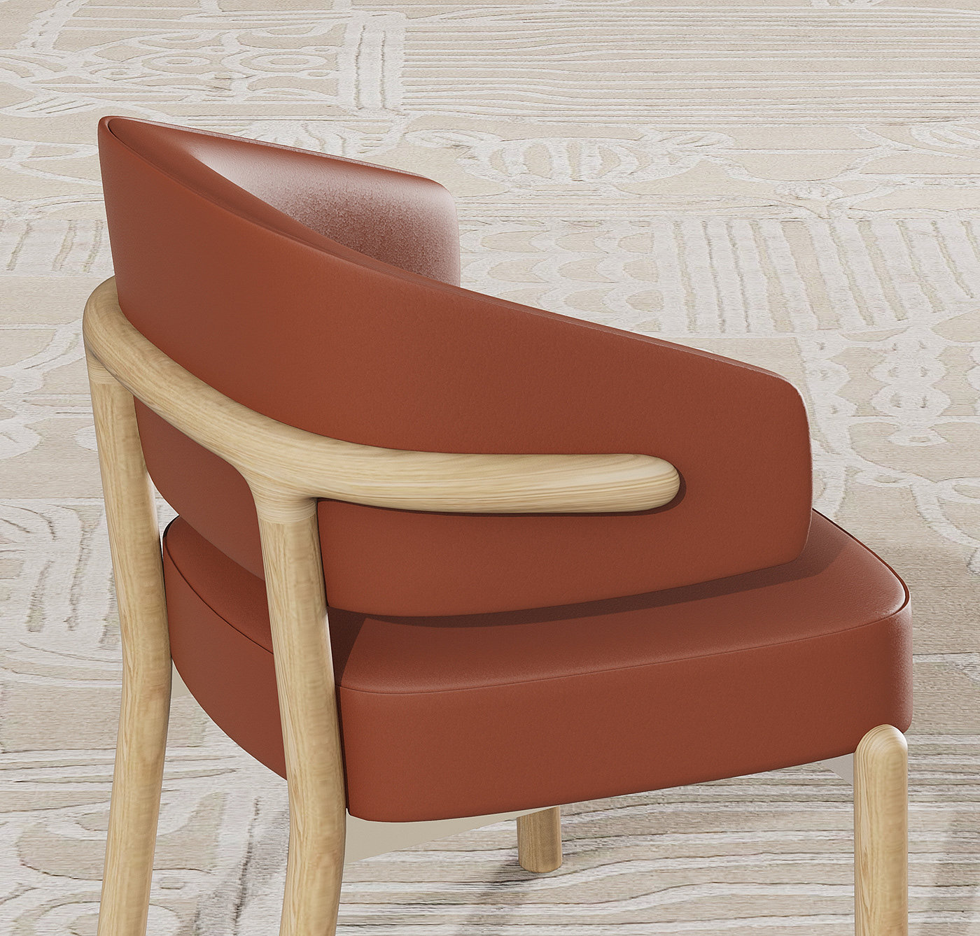 Omara椅子——质感超棒的一款休闲椅~ - 普象网