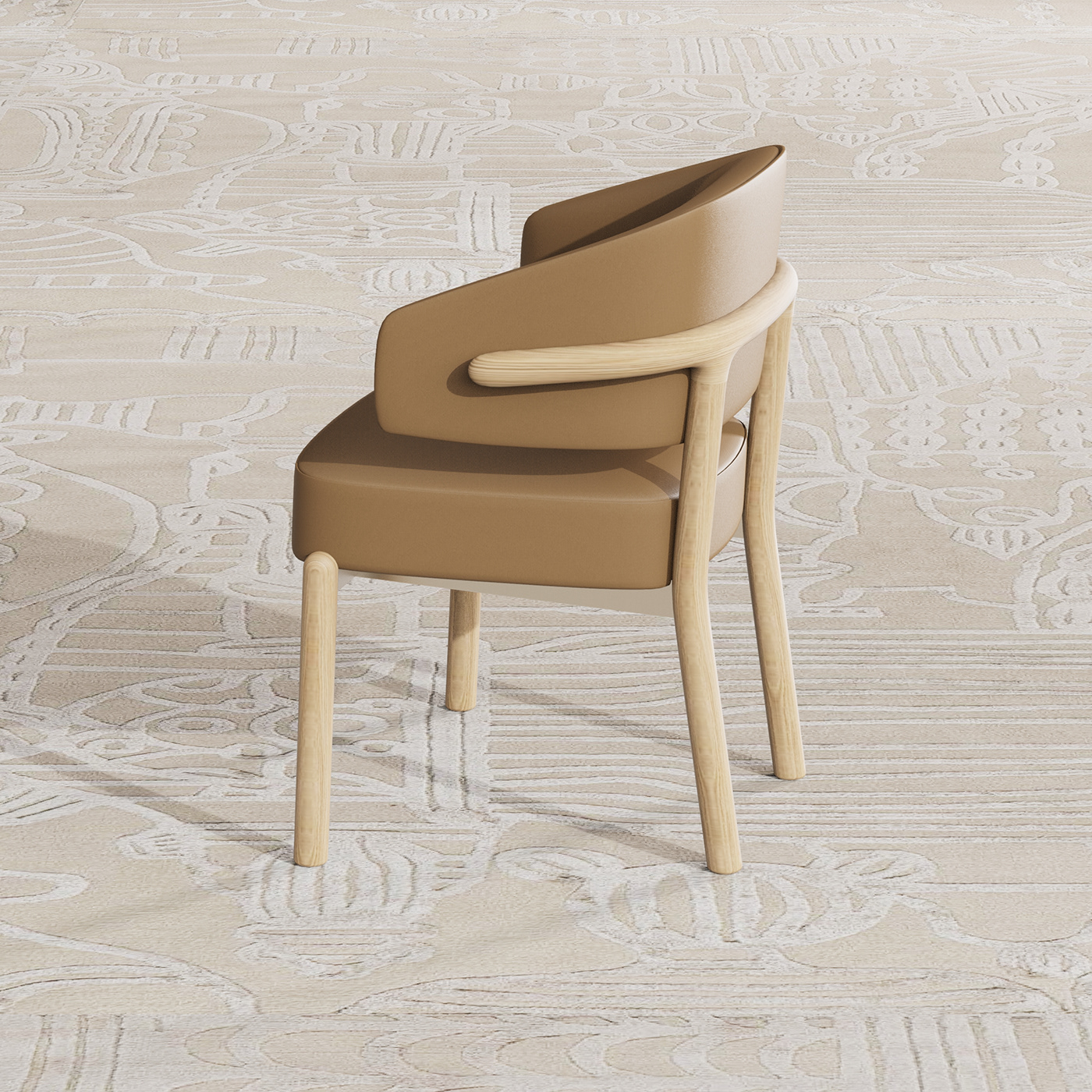 Omara椅子——质感超棒的一款休闲椅~ - 普象网