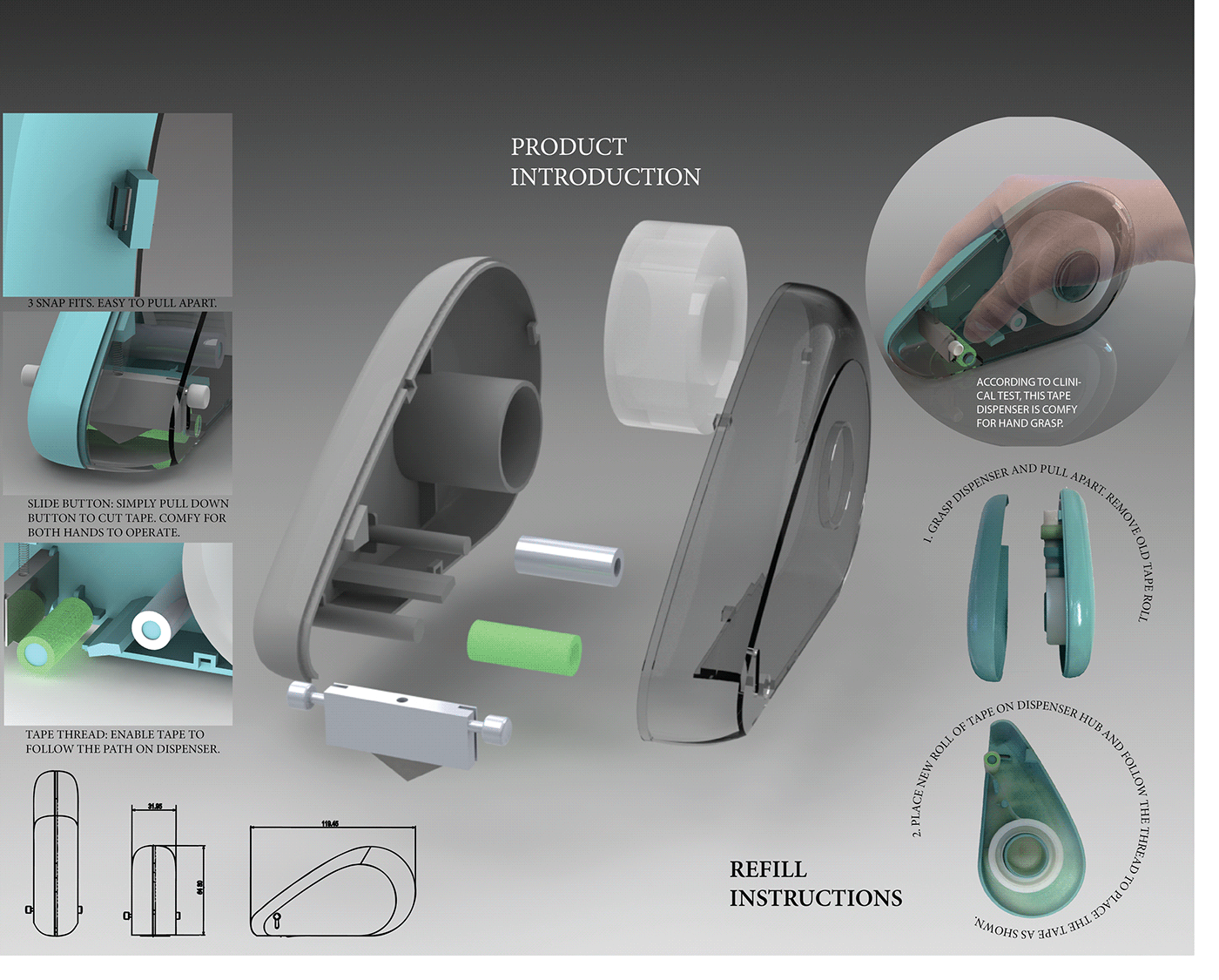 Tape dispenser design -- 2013 - 普象网