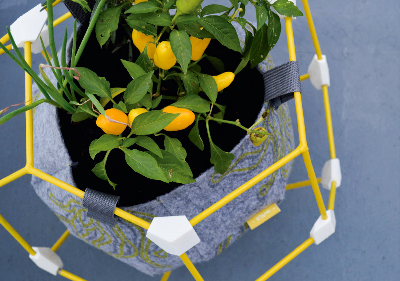 -Uyuni- Macetas textiles Modular system of flowerpots - 普象网