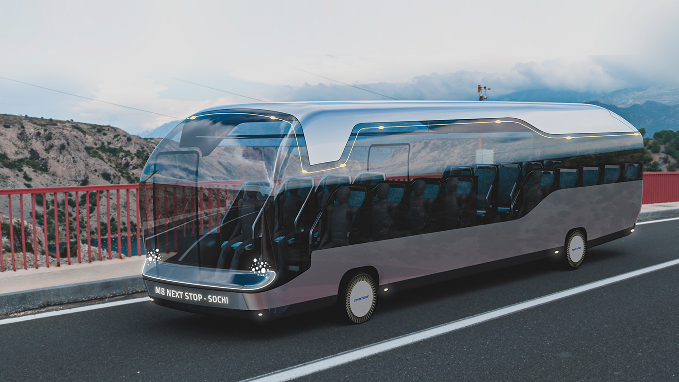 AUTONOMOUS BUS EXTERIOR+INTERIOR (MASTERS THESIS) 2019 - 普象网