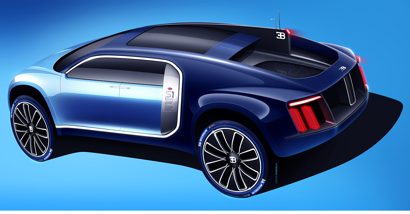 布加迪豪华SUV概念车 - 普象网