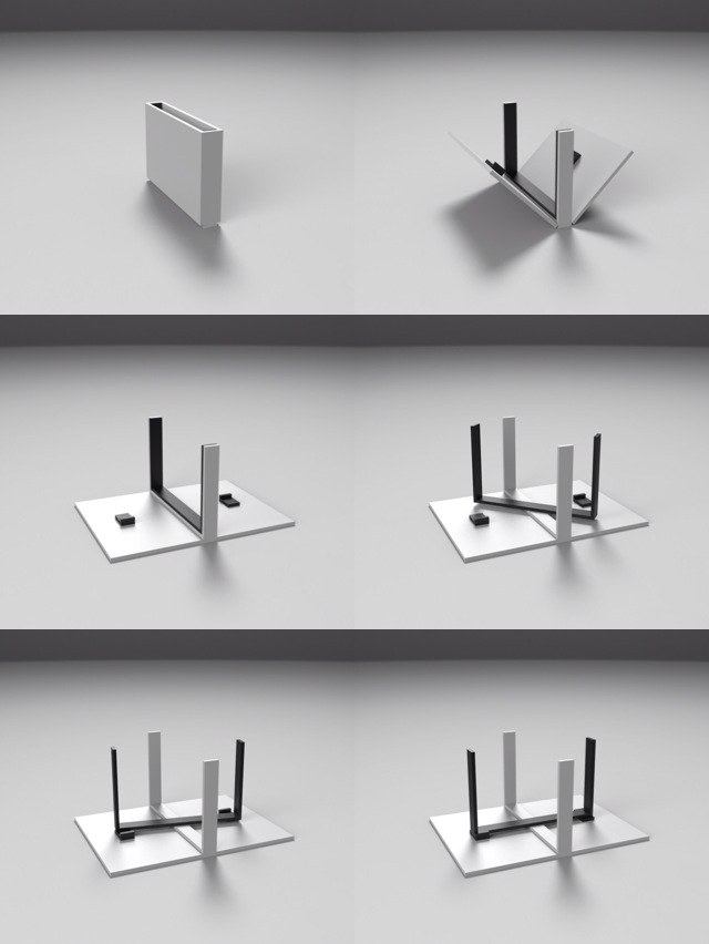 Foldesk - Foldable Table for Small Accommodations - 普象网