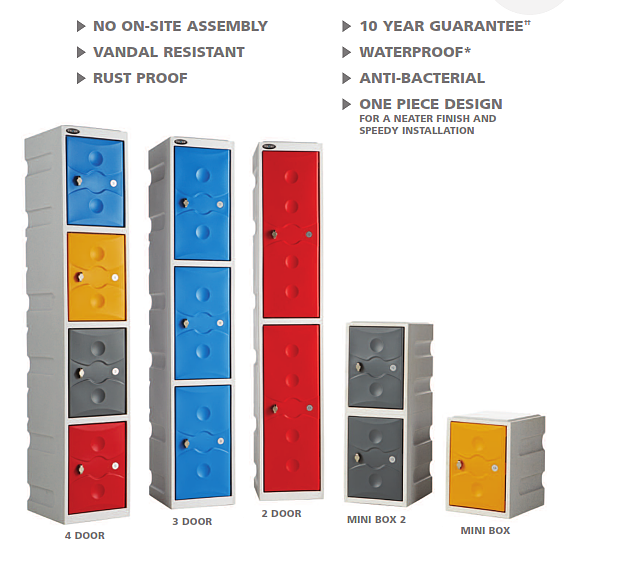 Plastic Lockers - Best for Storage Units - 普象网