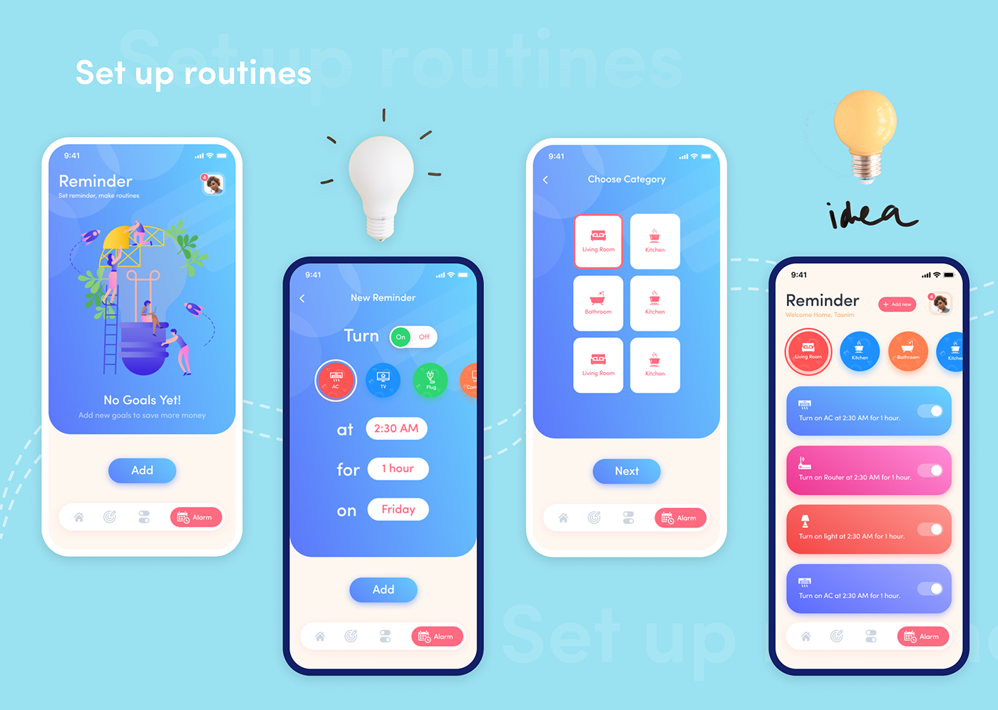 Smart Home iOS App UI/UX Design - 普象网