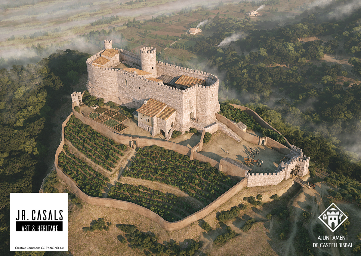 Castle of Castellbisbal (Barcelona), circa 1340 - 普象网
