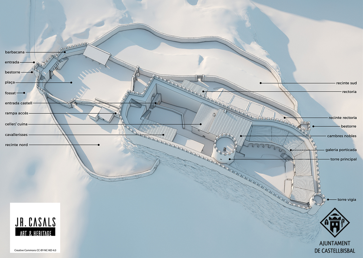 Castle of Castellbisbal (Barcelona), circa 1340 - 普象网