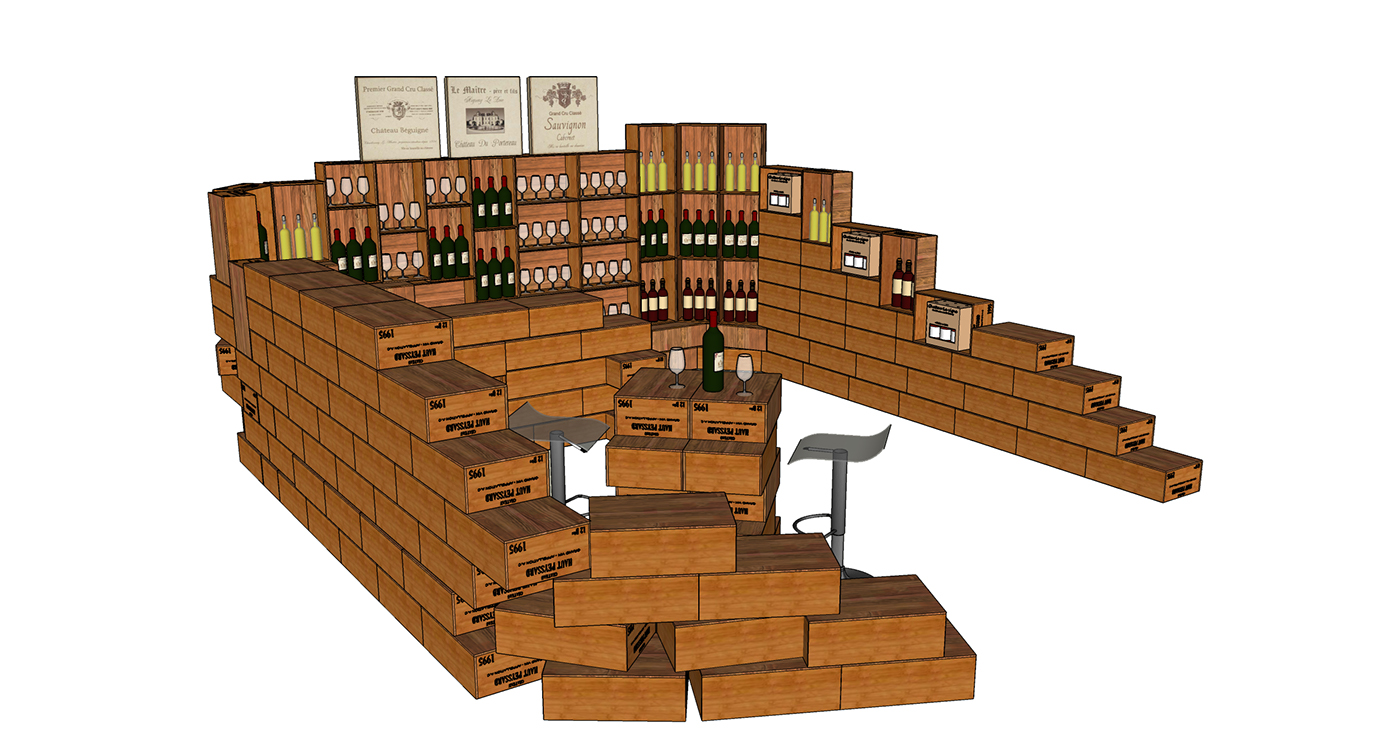 Wine Pop Up Store - 普象网