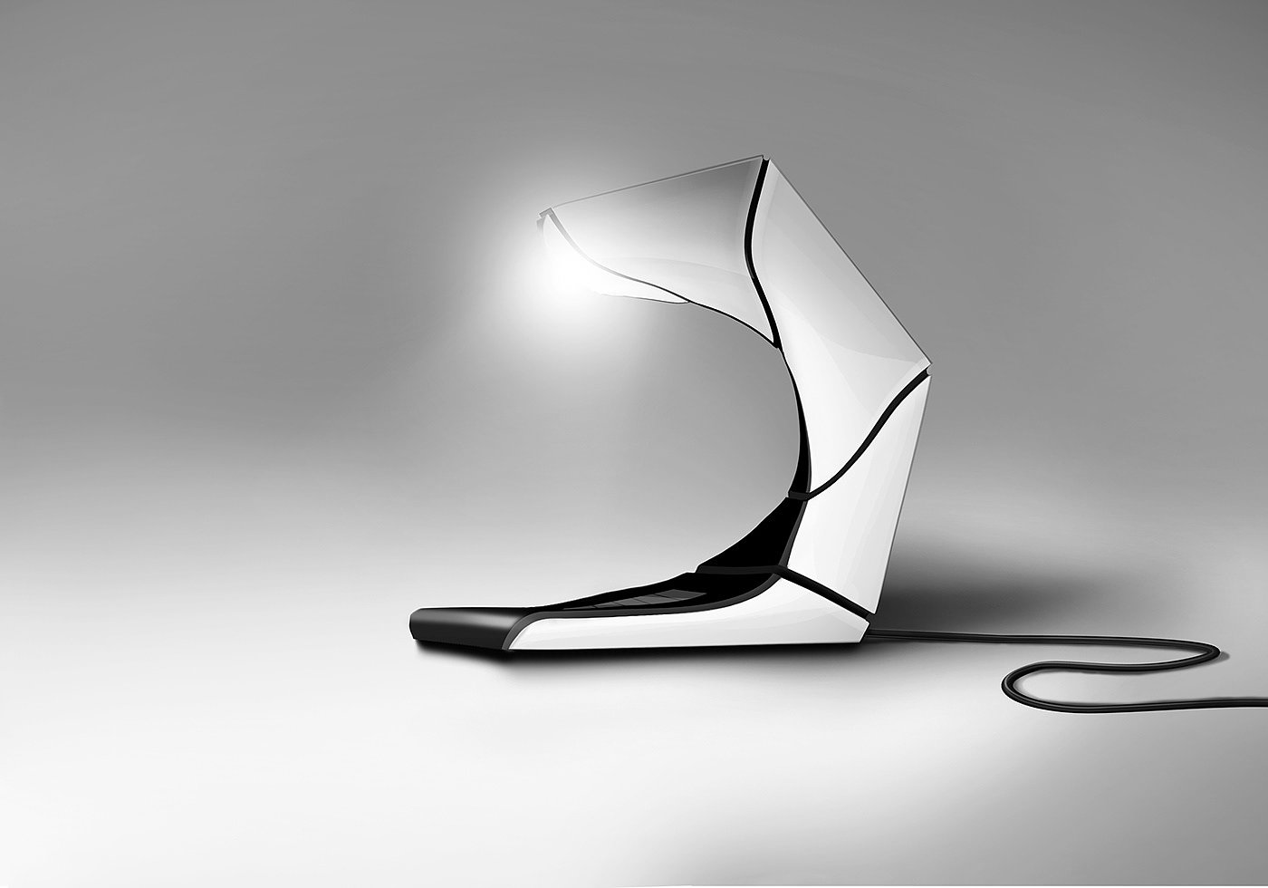 futuristic lamp - 普象网