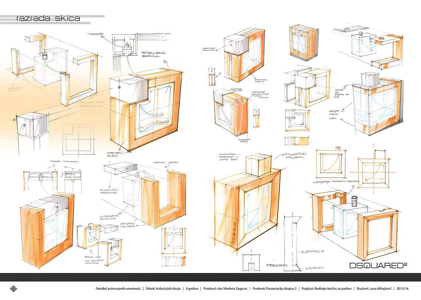 Dsquared WOOD Perfume bottle redesign - 普象网