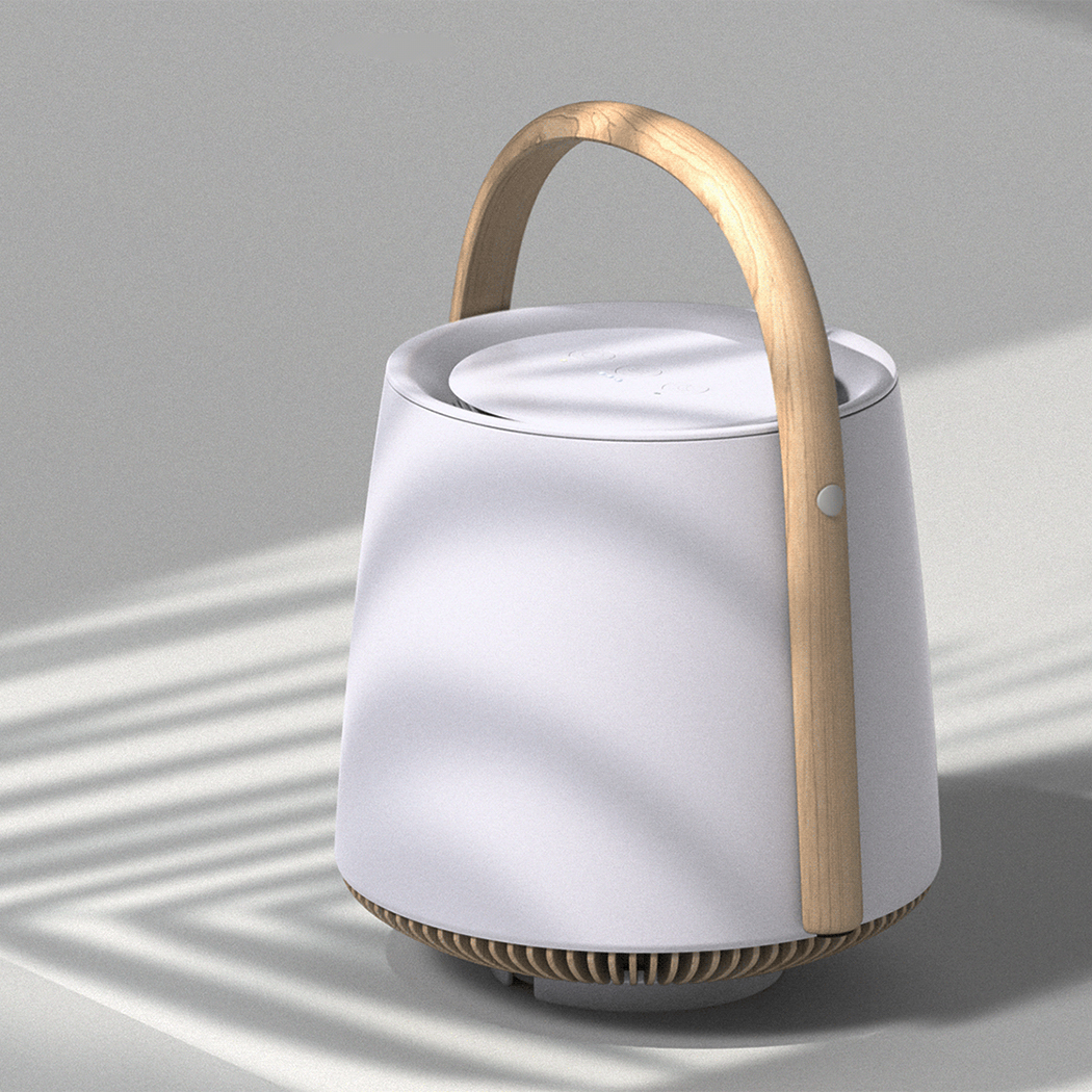 This minimal air purifier doubles up as a portable fan! - 普象网