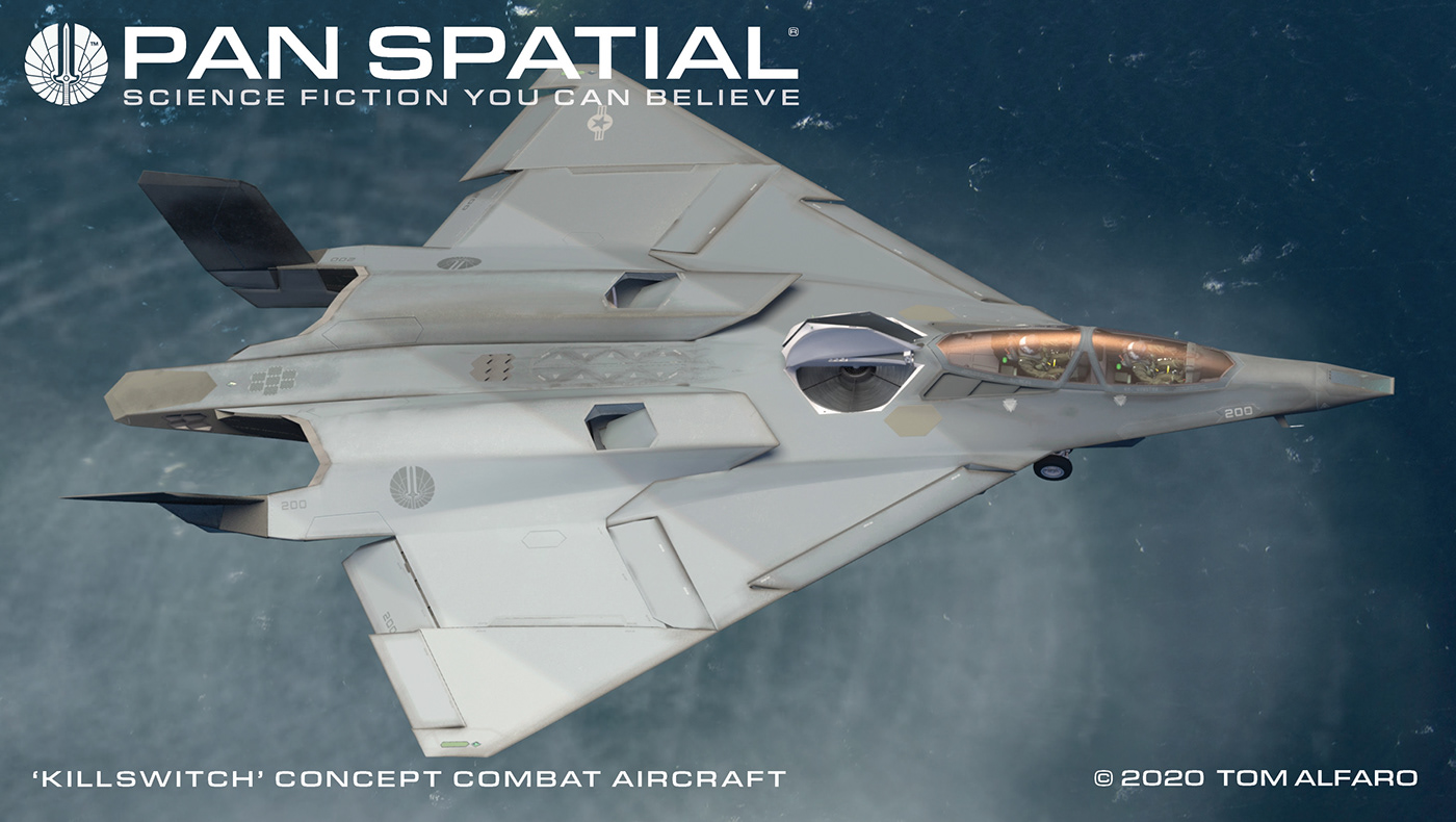 Killswitch Concept Combat Aircraft Part 3 - 普象网