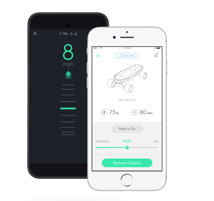 SPECTRA Pro 体感操纵电动滑板，极致体验 - 普象网