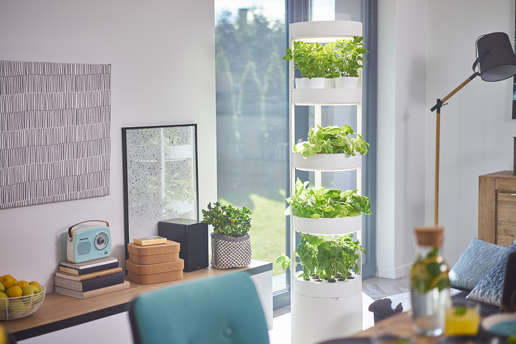 A fully automatic yet personalized home garden that grows 76 different ...