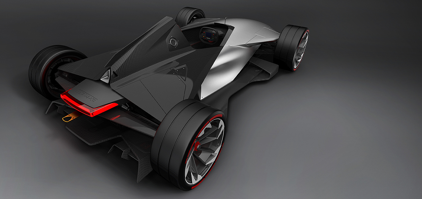 很酷的马自达(Mazda FRX)F1赛车概念设计 - 普象网