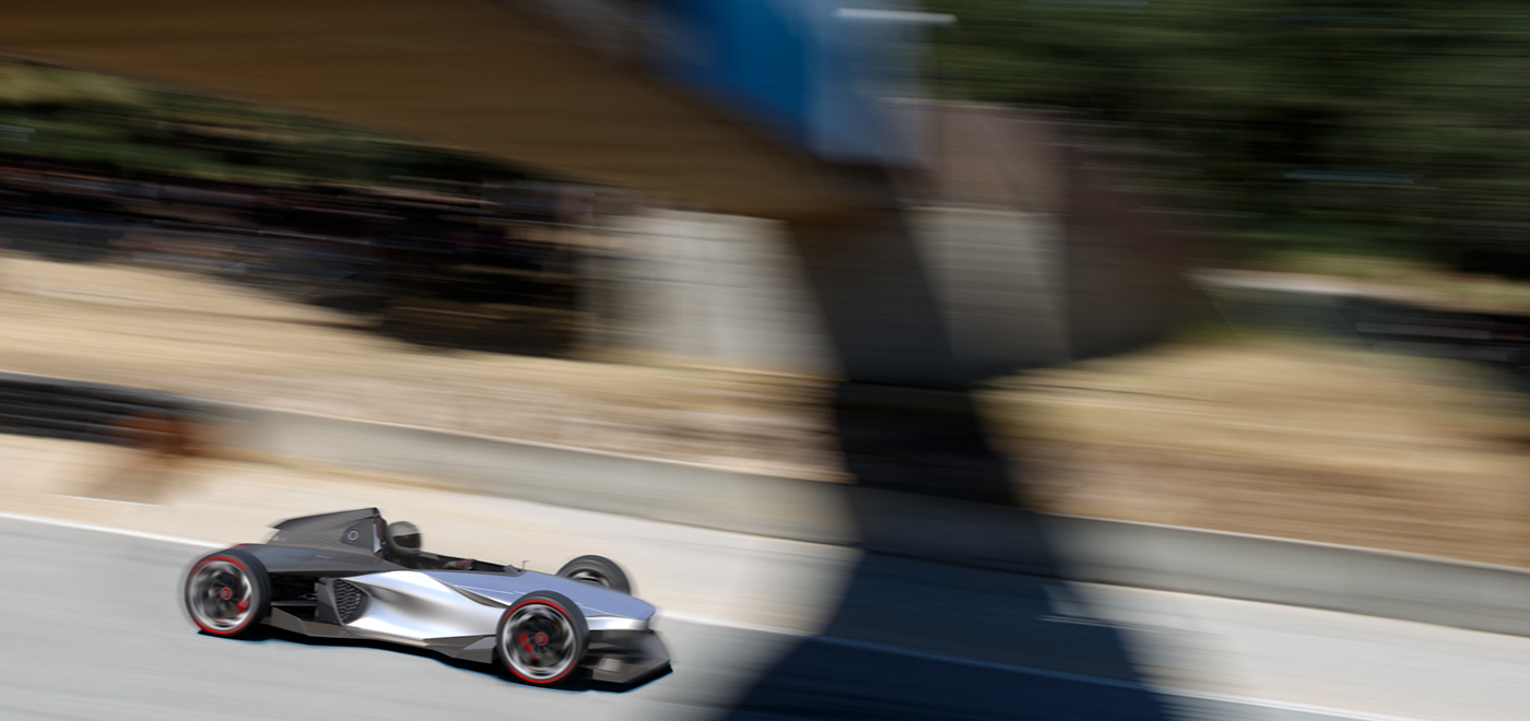 很酷的马自达(Mazda FRX)F1赛车概念设计 - 普象网