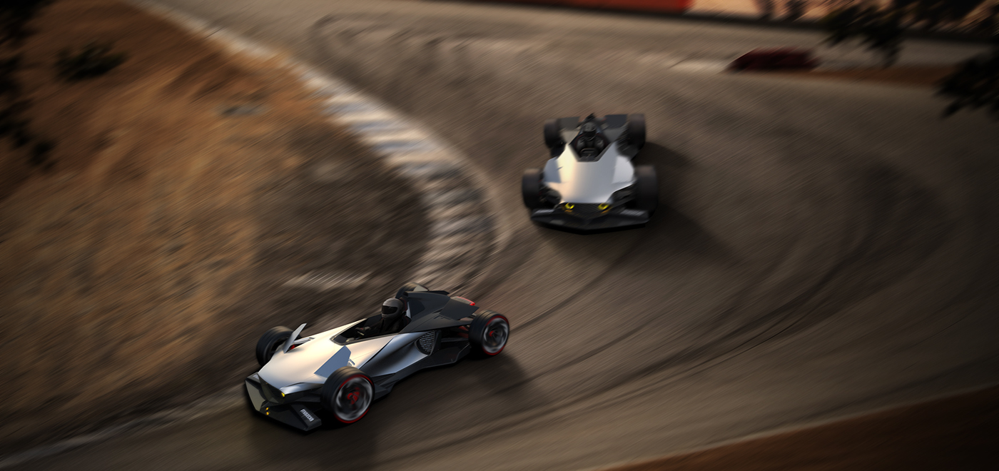 很酷的马自达(Mazda FRX)F1赛车概念设计 - 普象网