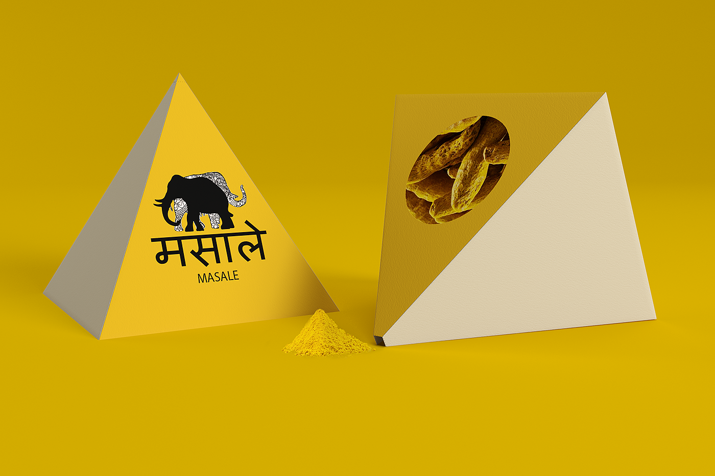MASALE Indian spices packaging design - 普象网