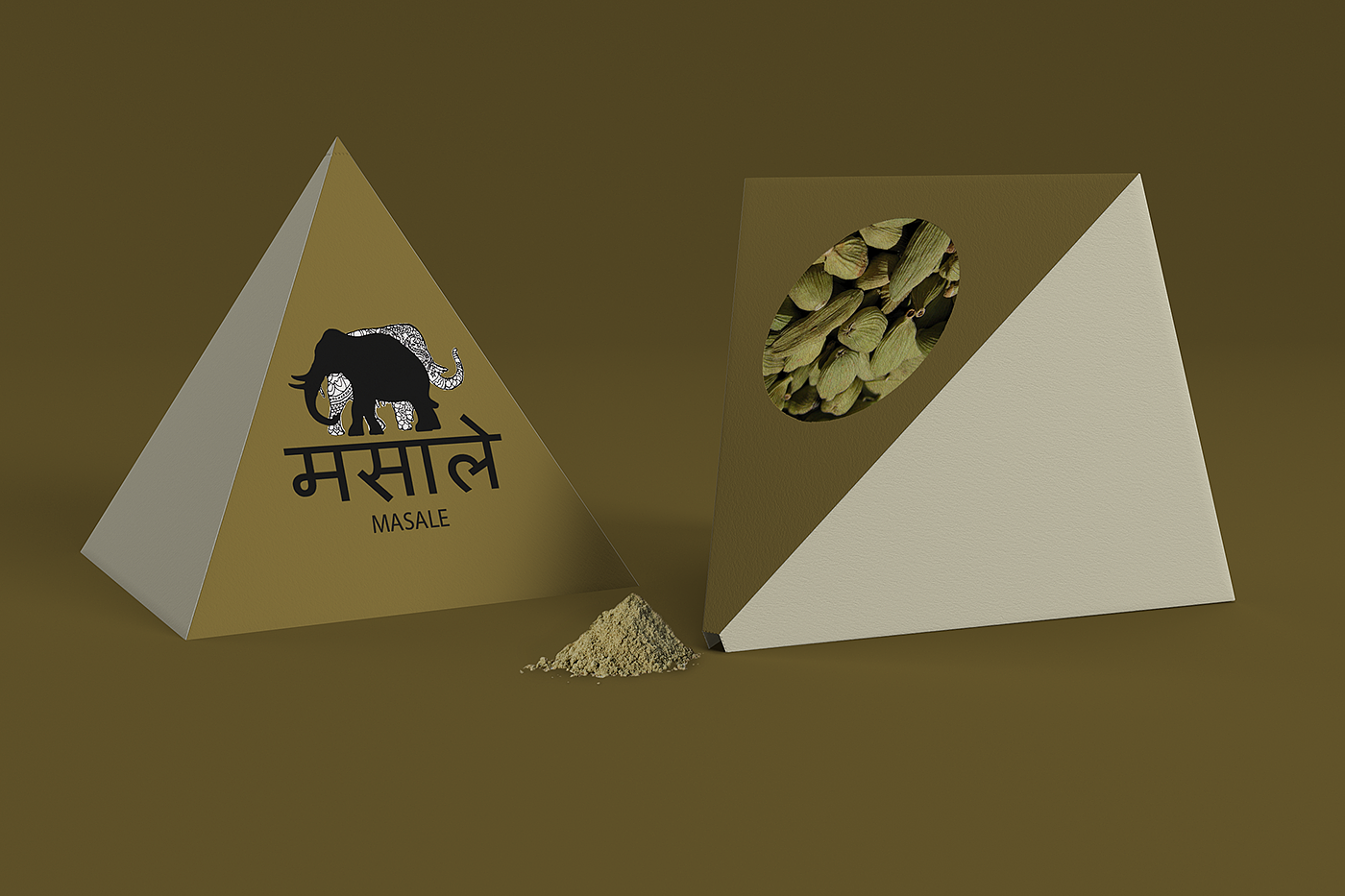 MASALE Indian spices packaging design - 普象网