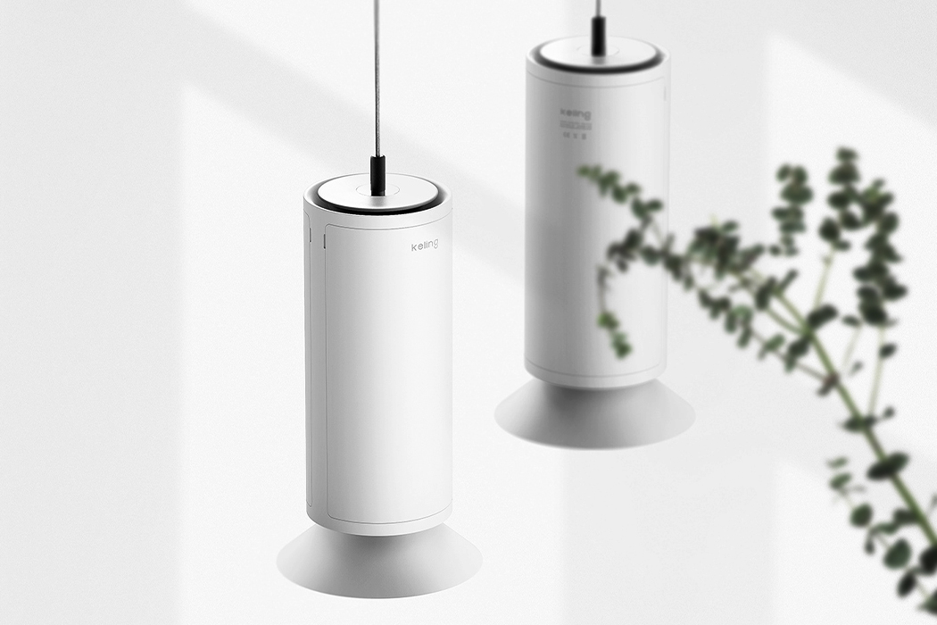 No more opening kitchen windows with this suspended light that doubles ...