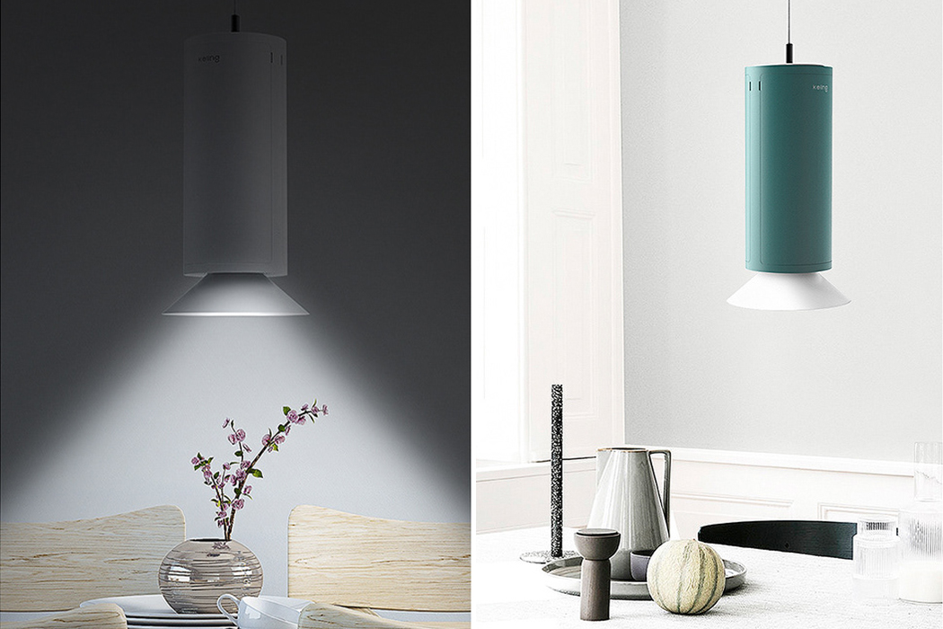 No more opening kitchen windows with this suspended light that doubles ...