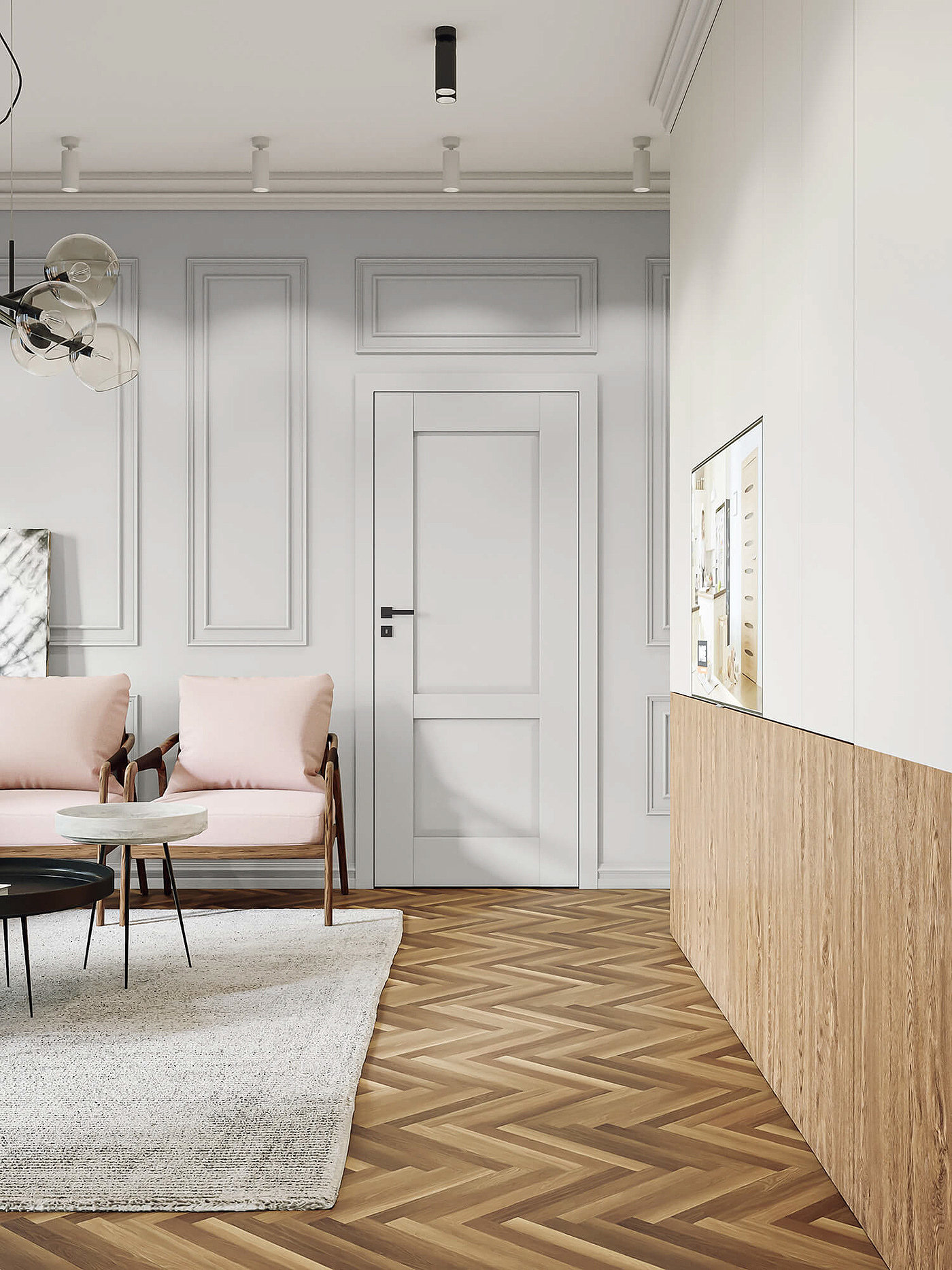 Interior visualizations - DRE Berge Door - 普象网