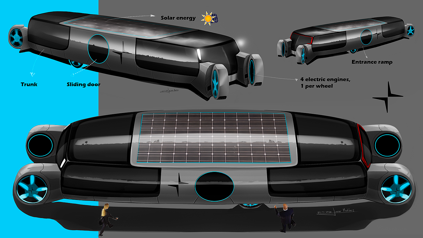 POLESTAR AUTONOMOUS SOLAR BUS - 普象网