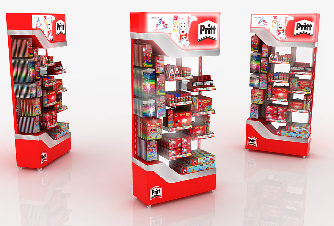 Henkel Pritt POP POS Displays - 普象网