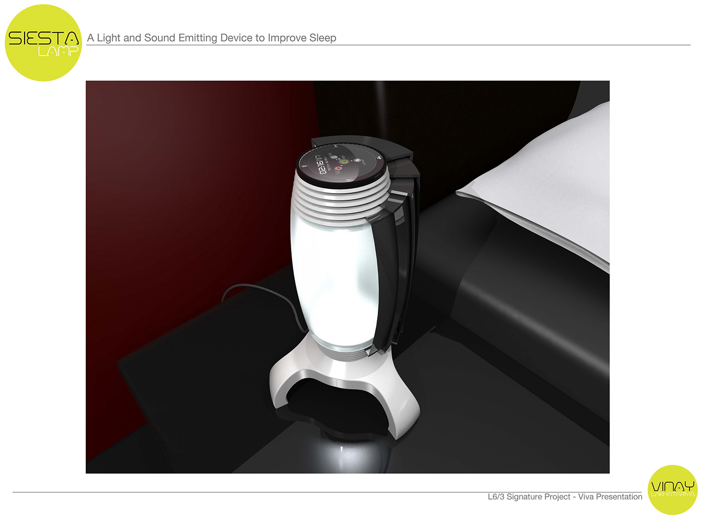 Siesta Lamp- Light & Sound Emitting Device - 普象网