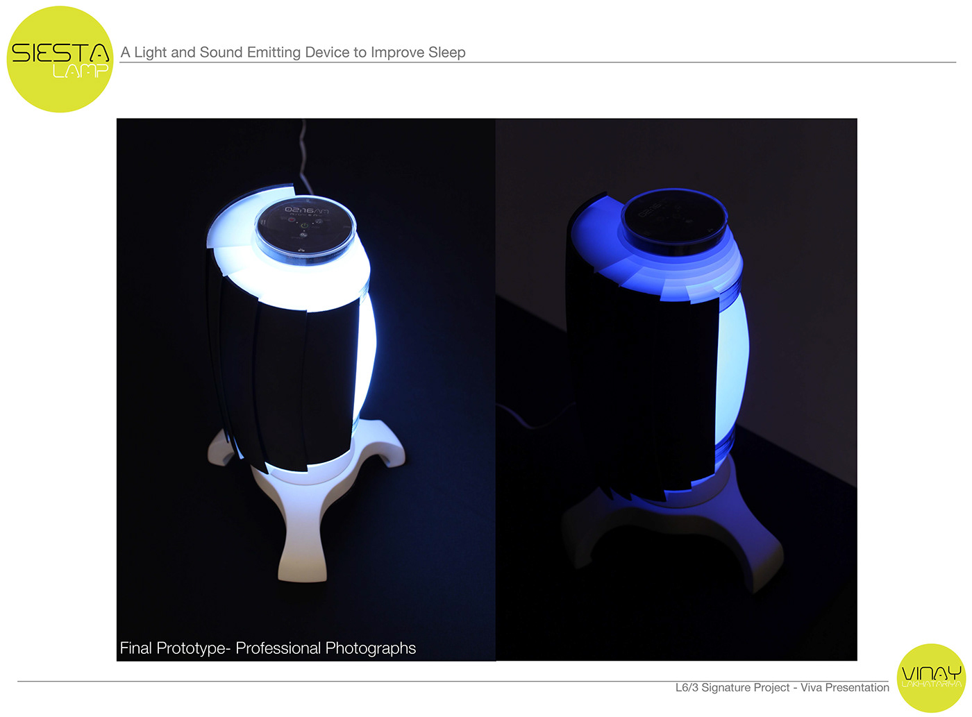 Siesta Lamp- Light & Sound Emitting Device - 普象网