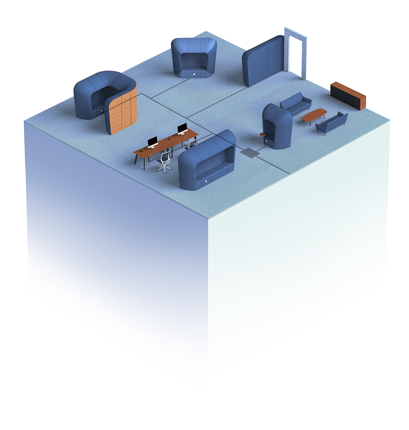 Recasa - Private working booths - 普象网