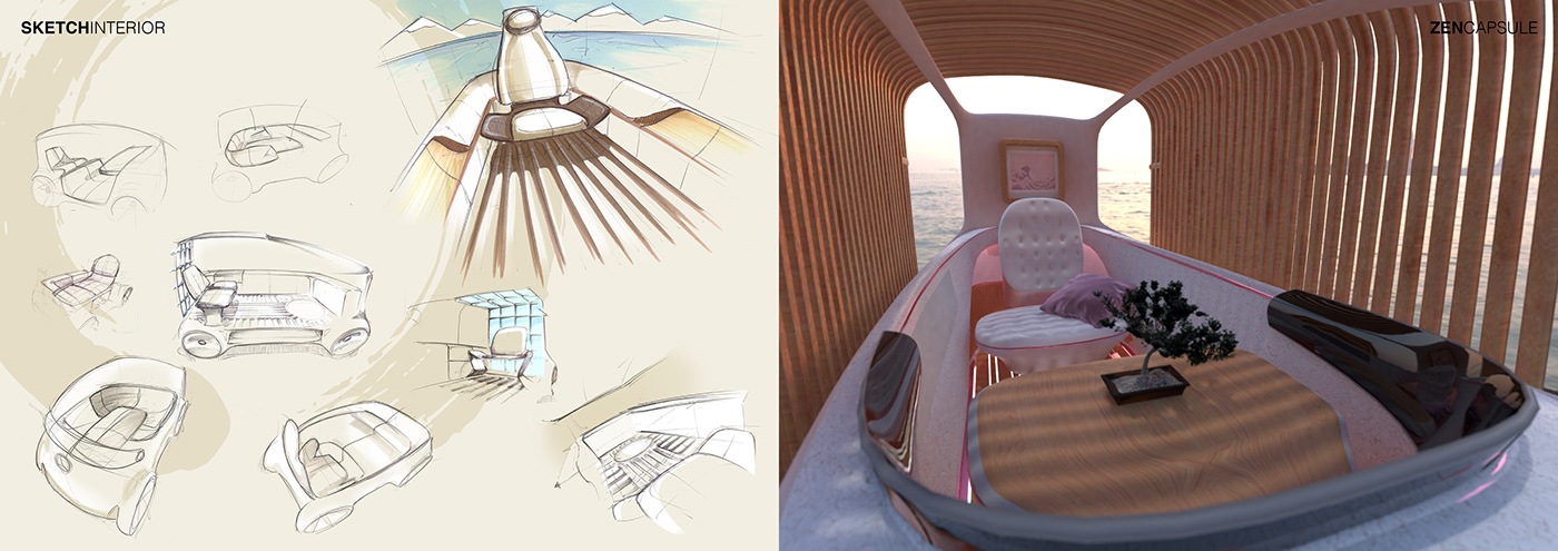Mercedes-Maybach Vision Zen Capsule - 普象网