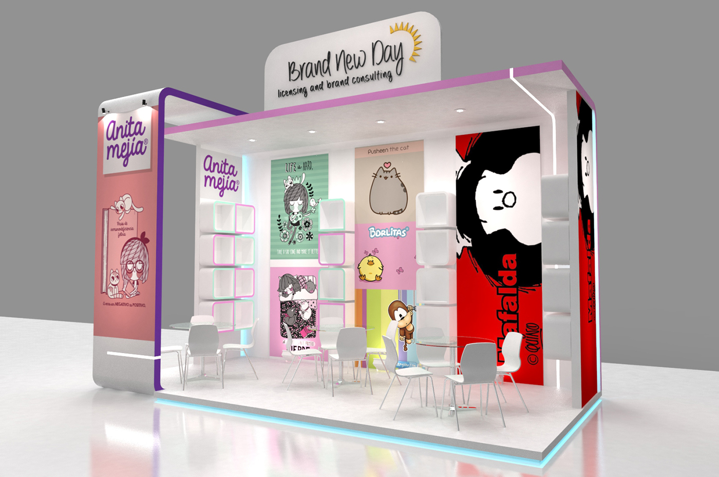 Brand new day Booth 6x3 mts - 普象网