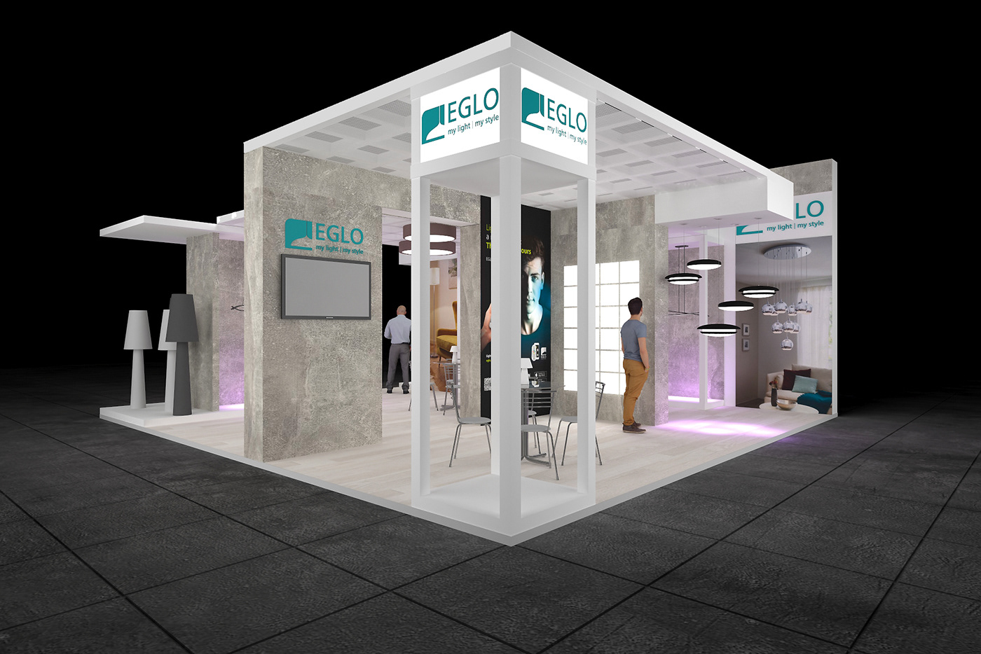 Design of exhibition stand for EGLO 2018 - 普象网