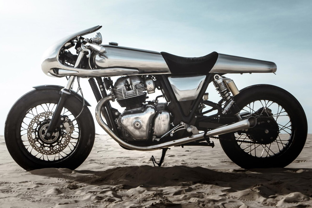 SLEEK ROYAL ENFIELD GT 650’S CUSTOM DESIGN - 普象网
