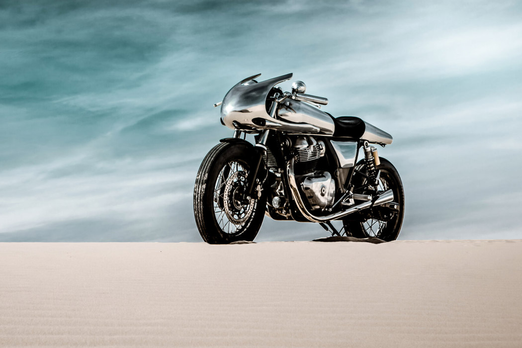 SLEEK ROYAL ENFIELD GT 650’S CUSTOM DESIGN - 普象网