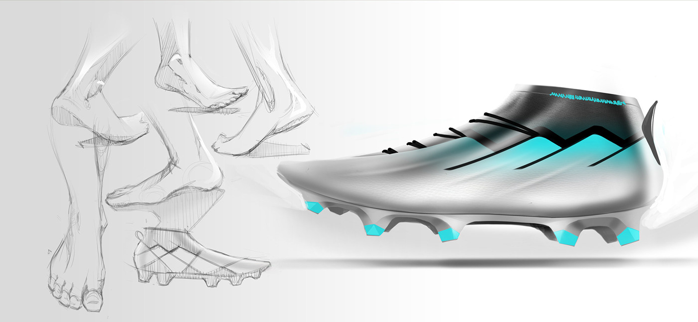 Soccer Boot Sketch - 普象网