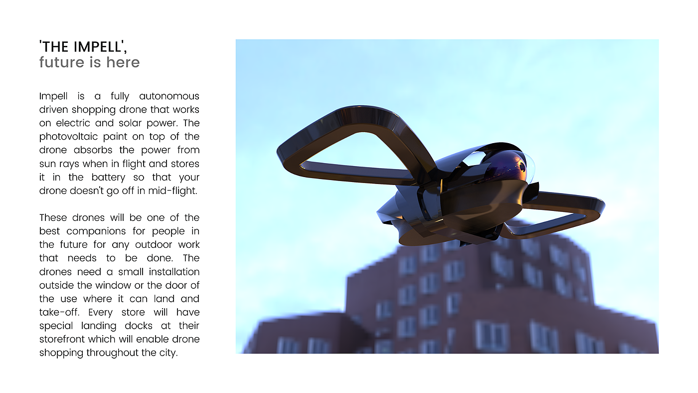 IMPELL - Personal Shopping/Delivery Drone - 普象网